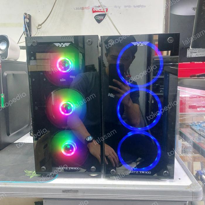 Jual PC RAKITAN CORE I5 GEN 4,RAM 8GB,SSD 240GB,CEASING GAMING KACA ...