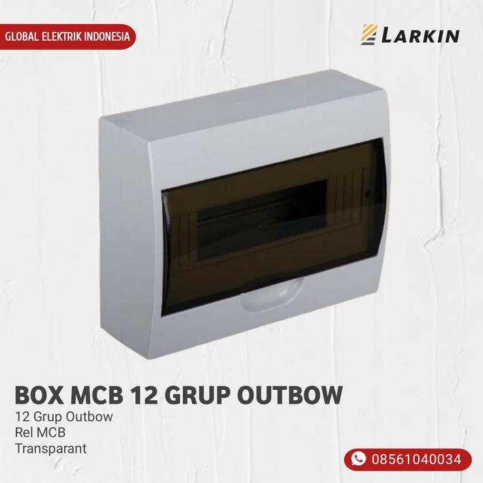 Jual Box MCB 12 Grup Outbow Rumah MCB isi 12 Group LX-12-O LARKIN ...