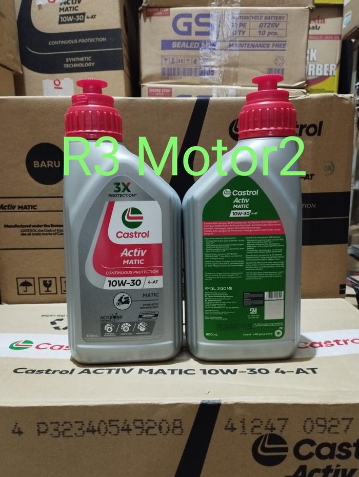 Promo OLI CASTROL MATIC ACTIV 0.8L 10W/30 ORIGINAL all matic - Kota ...