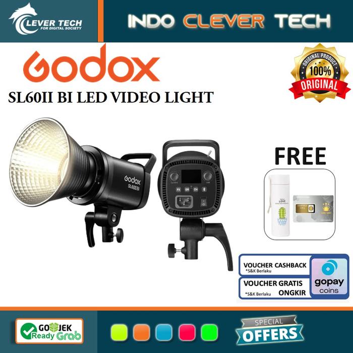 Jual Godox SL60IIBi Bi-Color LED Video Light SL60II Bi SL60 II Bi ...