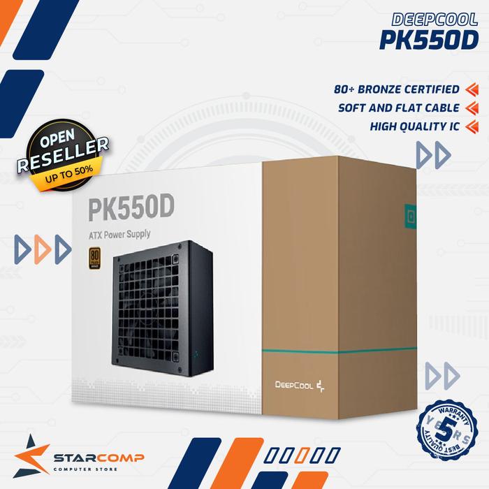 Jual Deepcool Pk550d 550w 80+ Bronze Psu Power Supply 550 Watt Di ...