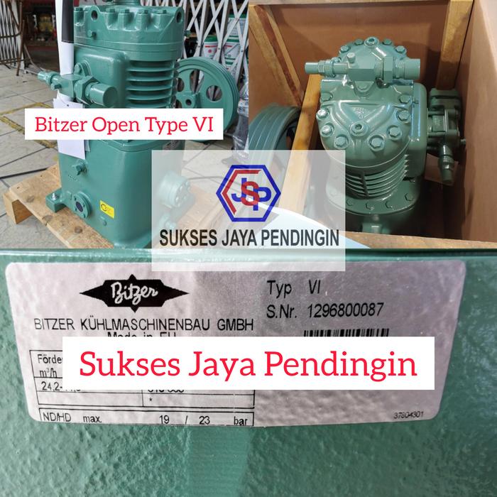 Jual Compressor Bitzer Open Type VI / Kompresor Bitzer Open Type 6 ...