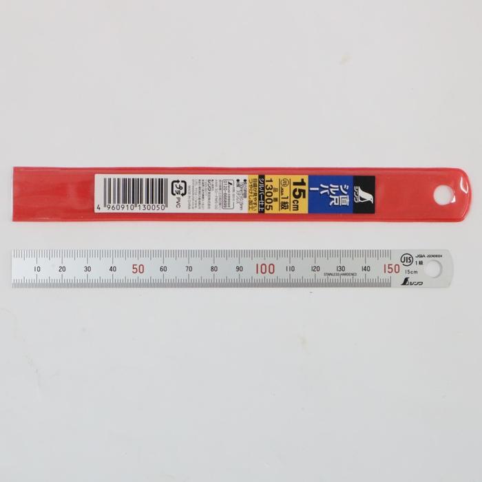 Jual Penggaris Stainless Steel SHINWA Steel Ruler, 15 cm 13005 - Jakarta Barat ...