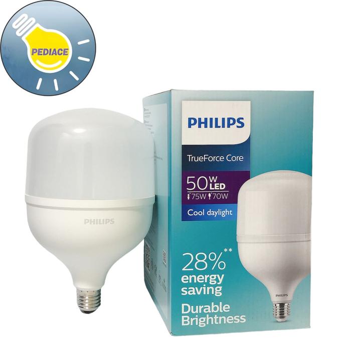 Jual Lampu LED 50W PHILIPS T Force Core 50 Watt E27 Cahaya Putih 6500k ...