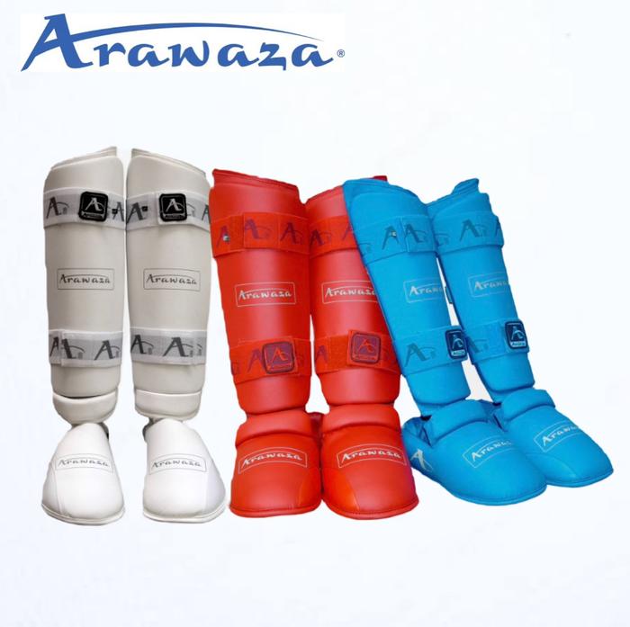 Jual Foot Protector / Shin Guard / Dekker Karate Arawaza Pelindung Kaki ...