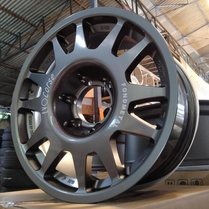 Jual Velg EVOCORSE Rally R17x8 6x139 supercopy like new for pajero ...