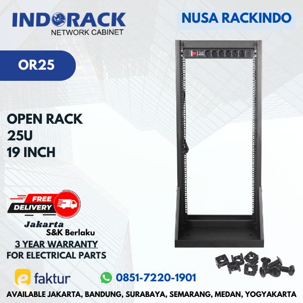 Jual Or25 - 25u Open Rack 19 - Indorack Di Seller Velvet Store ...
