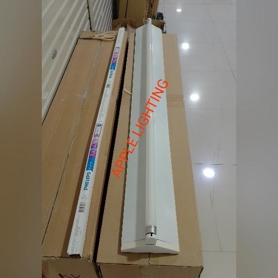Jual KAP LAMPU V - SHAPE 1X36W KOMPLIT LED PHILIPS 16W (120cm ...