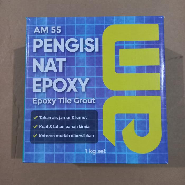 Jual Nat Keramik Kamar Mandi Warna Abu AM 55 Semen Nat Epoxy Tile Grout ...