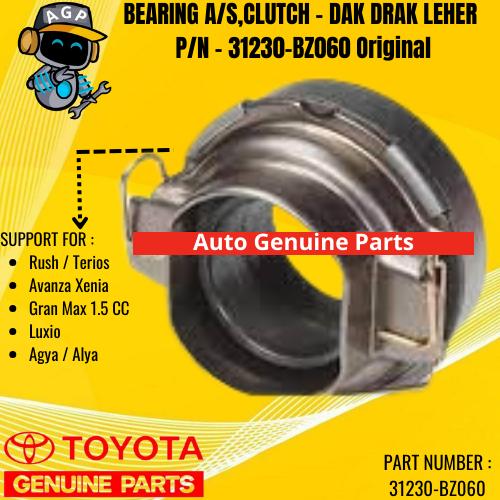 Jual BEARING A/S,CLUTCH - DAK DRAK LEHER P/N - 31230-BZ060 Original ...