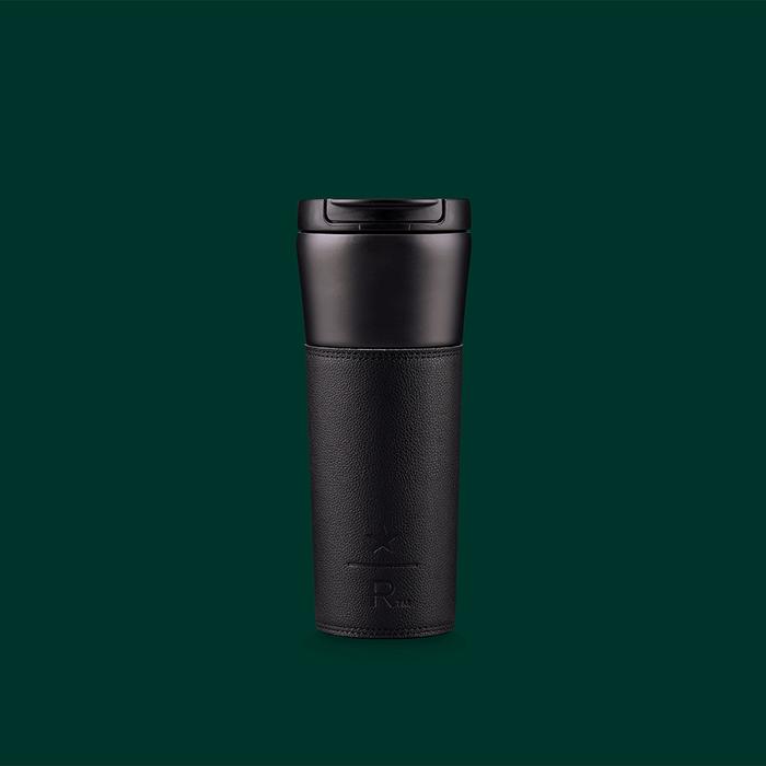 Jual Sbux Starbucks Reserve Tumbler R Star Black With Leather Heat ...