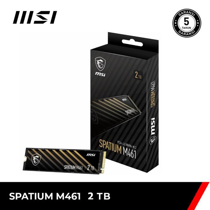 Jual SSD MSI SPATIUM M461 2TB M.2 NVMe PCIe 4.0 Gen4x4 M2 2 TB M 461 ...