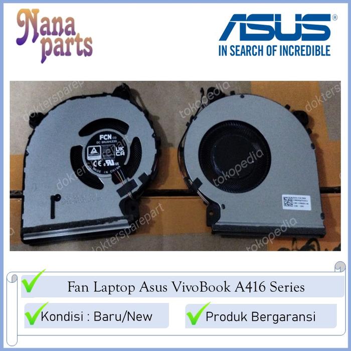 Jual Fan Asus Vivobook A416 A416JP A416FA X416 X416LA A416JA X415 ...