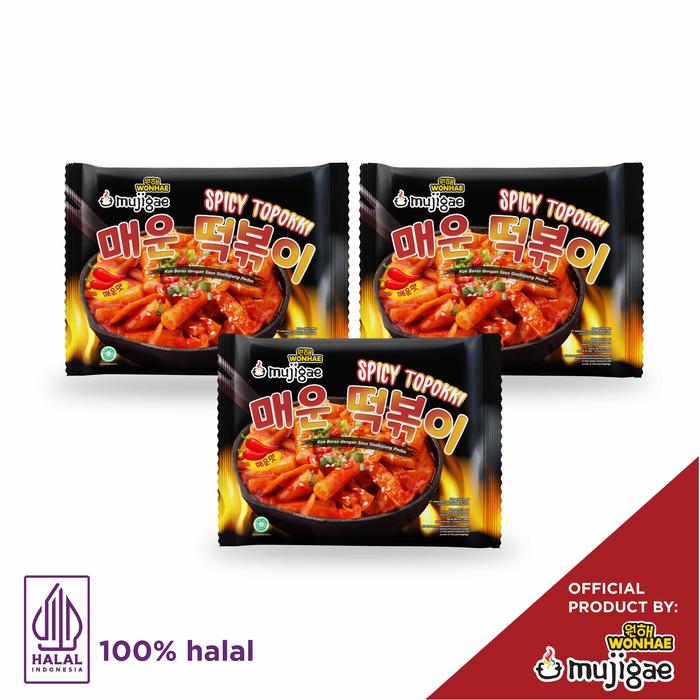 Promo PAKET ISI 3 - Mujigae Spicy Topokki 195 gr - Jakarta Timur ...