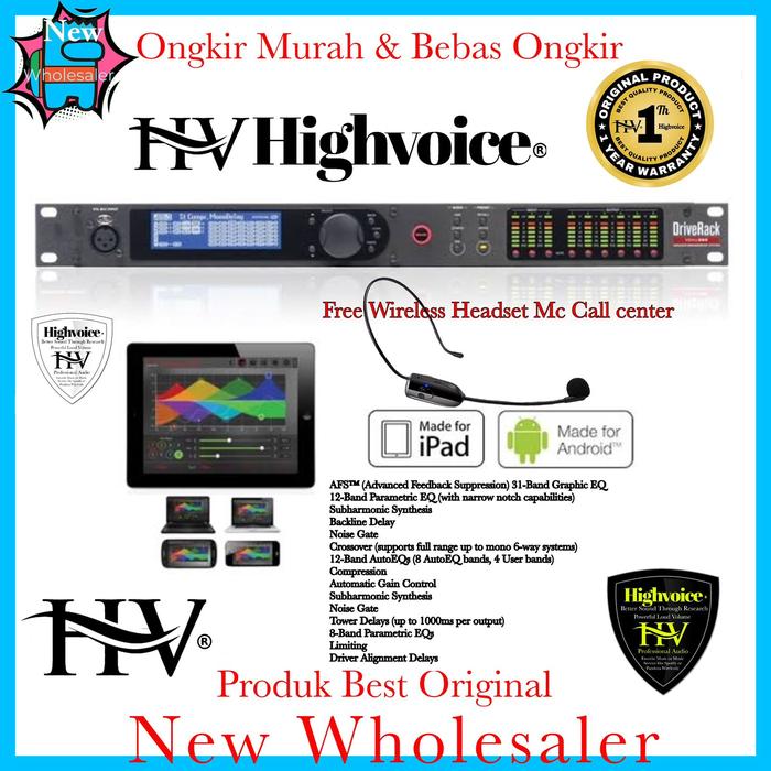 Jual SPEAKER Highvoice VENU 360 Management Driver rack EQ Crossover Gate - Jakarta Barat ...