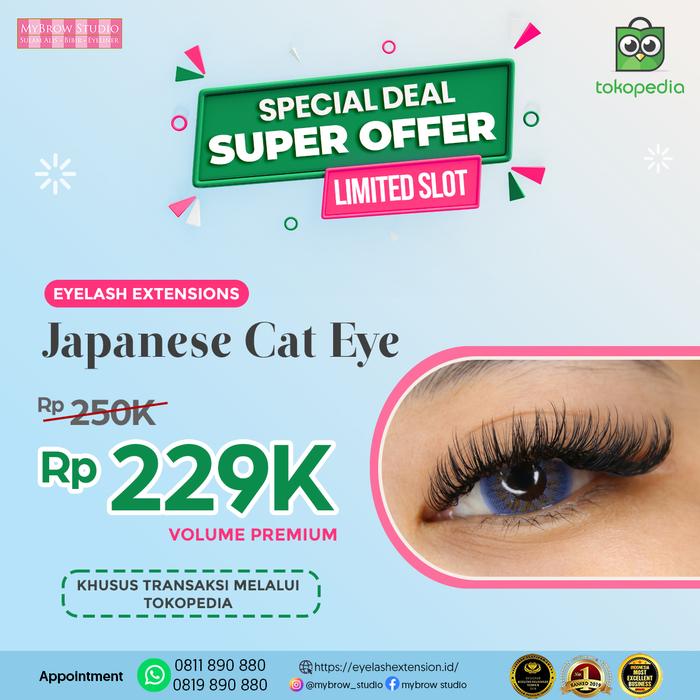 Promo PREMIUM VOLUME 229K - Japanese Cat Eye Style, Eyelash Extensions ...