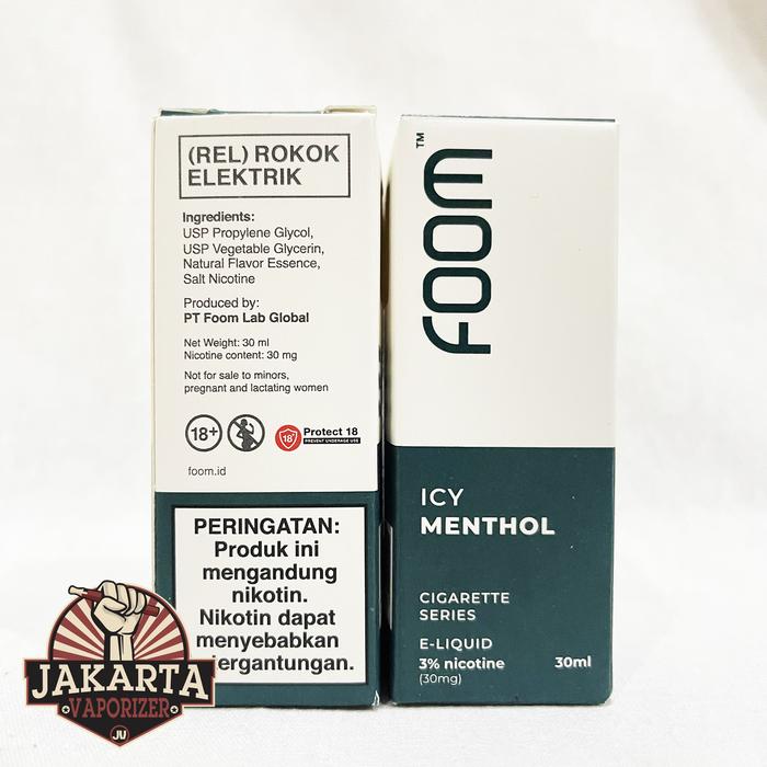 Jual [30MG SALT] FOOM ICY MENTHOL SALTNIC 30ML 30MG BY FOOM LAB ...
