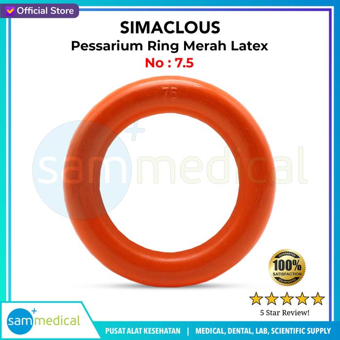 Jual SIMACLOUS Pessarium Ring Merah Latex - 7.5 - Kota Bandung - SAM ...