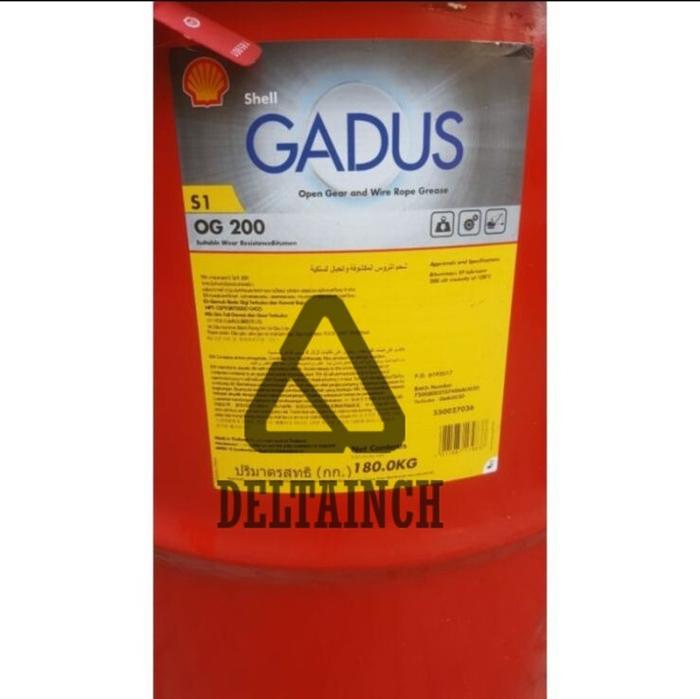 Jual Shell Gadus S1 OG 200 - (Open Gear - Wire rope Grease Drum 180Kg ...