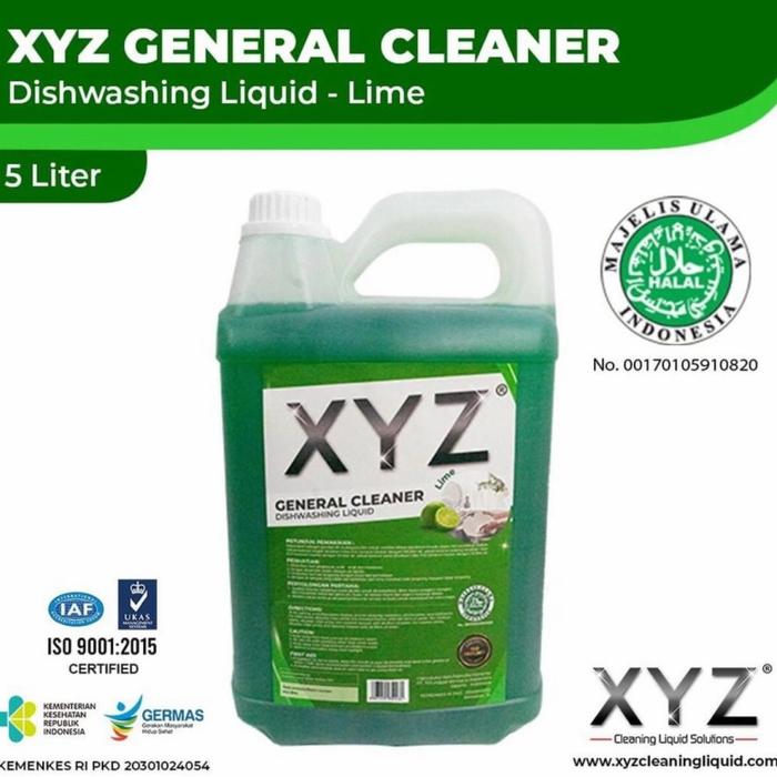 Jual XYZ General Cleaner (5L) Detergen Sabun Cuci Piring - Jakarta Selatan - Toko Ringkas ...
