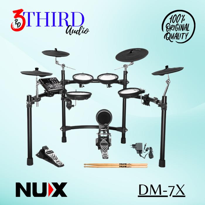Jual Nux DM7x Professional Digital Drum Set with All Mesh Heads NUX DM ...