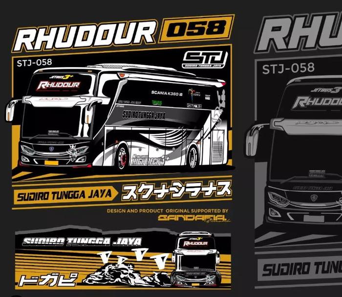 Jual Stiker Bus Mania Bus Artis Basuri Rhuddur Laser Sticker - Jakarta ...