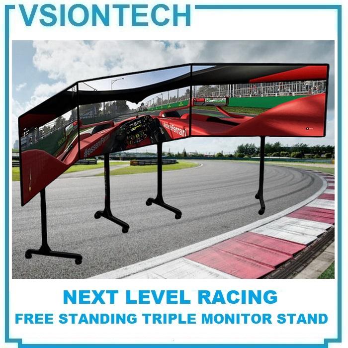 Jual Next Level Racing Free Standing Triple Monitor Stand Kursi ...