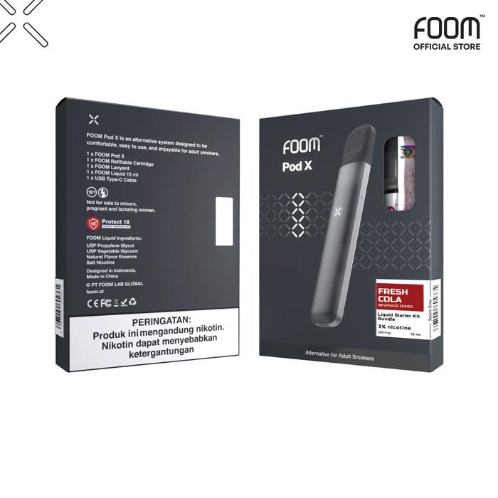 Jual POD X BUNDLING LIQUID FOOM (SPACE GRAY FRESH COLA 15ML) - Jakarta ...