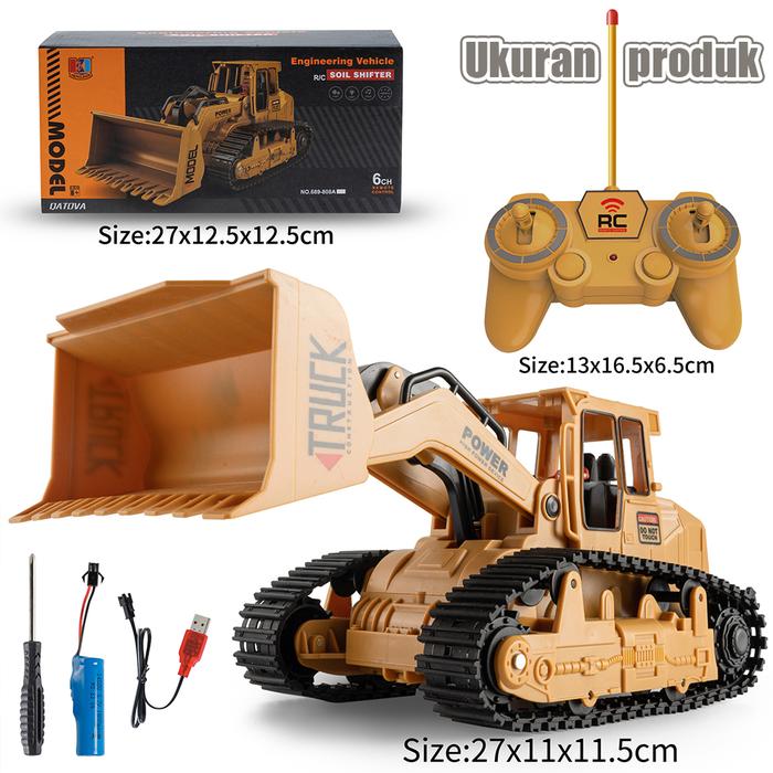 Promo Mainan Excavator Remote Control Besar Mobil Ekskavator Rc ...