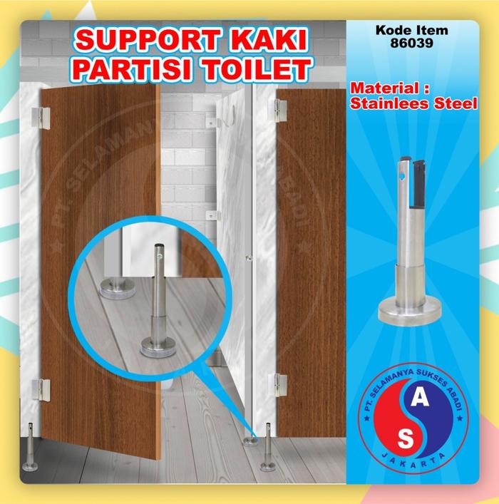 Jual Kaki partisi penyangga penopang pintu kamar mandi kaca kayu ...