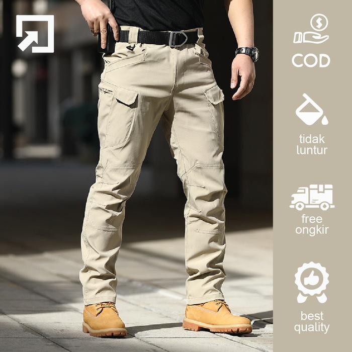 Promo Celana Tactical Original Big Size Cargo Pria HPR Premium Survival - Cream, 42 - Kota ...