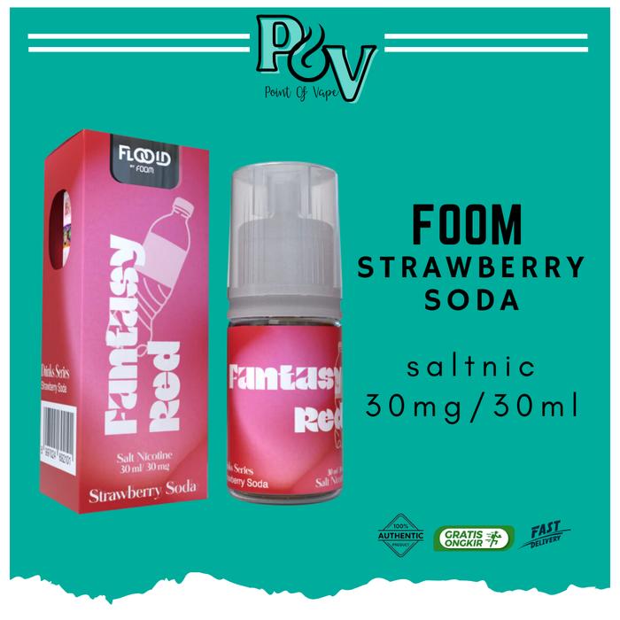 Jual Foom Fantasy Red Strawberry Soda Saltnic 30ml - Kota Depok ...