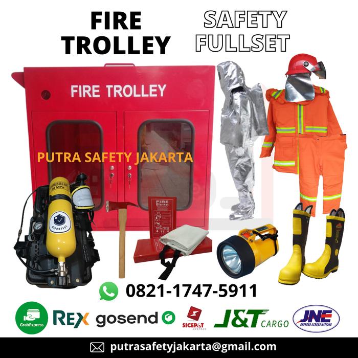 Jual FIRE TROLLEY SAFETY KOTAK FULLSET KEAMANAN DIRI REGU DAMKAR JKT ...