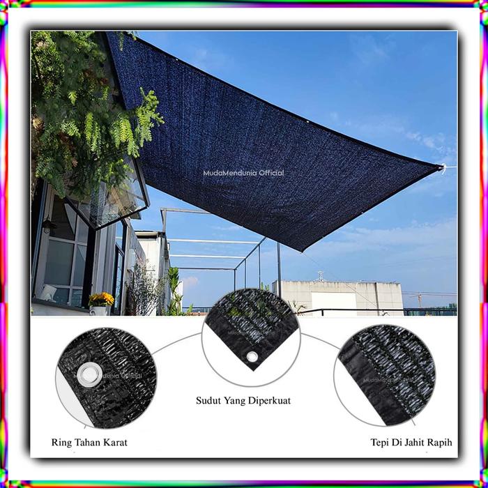 Jual Jaring atap/teduh Paranet shade net 60% list terpal mata ayam ...