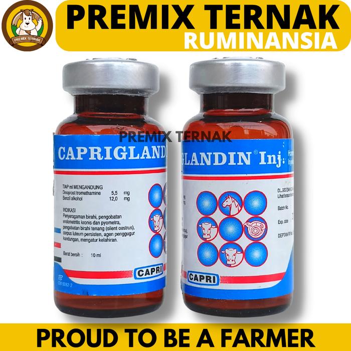 Jual CAPRIGLANDIN INJ 10 ml - Hormon Sinkronisasi Estrus Sapi Kambing ...