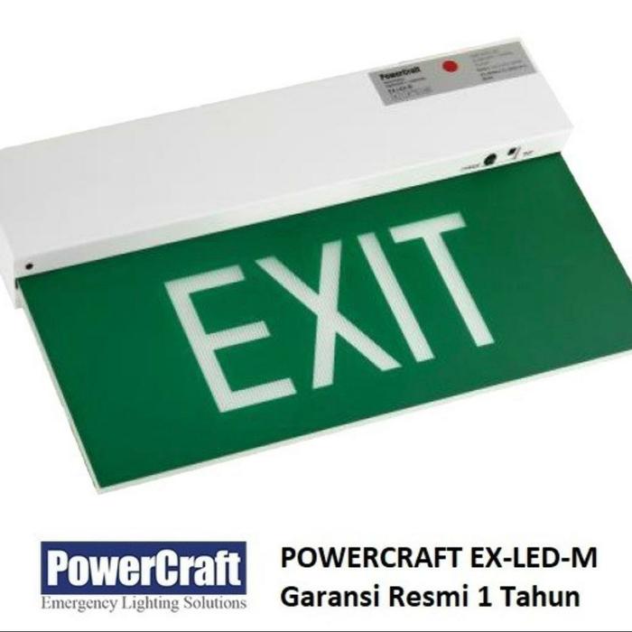 Jual lampu exit powercraft led sign double side EX LED M exit lampu ... Jual lampu exit powercraft led sign double side EX LED M exit lampu ...