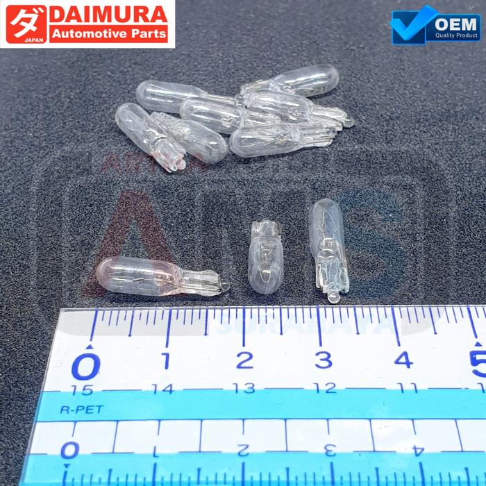 Jual Dop Lampu Bohlam Tancap Mini Spedometer Dashboard T5 12 Volt 3 ...