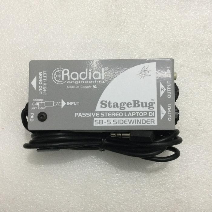 Jual RADIAL SB-5 - stage bug passive stereo laptop DI side winder - Kota Surabaya - MAESTROMUSIK ...