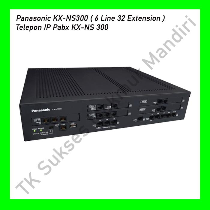 Jual Panasonic KX-NS300 ( 6 Line 32 Extension ) Telepon IP Pabx KX-NS 300 - Jakarta Barat - TK ...