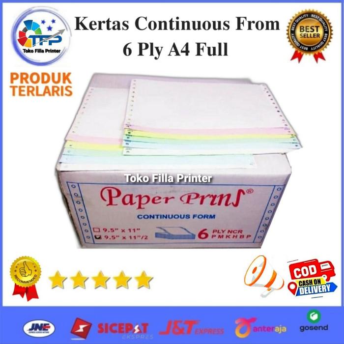 Jual Kertas Continuous From 6 Ply A4 Full - Jakarta Pusat - RAY PRINT ...