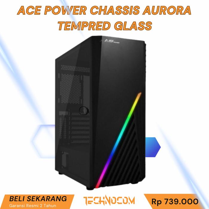 Jual Ace Power Chassis AURORA TEMP GLASS PC CASE - Kota Kendari - Technocom Kendari | Tokopedia