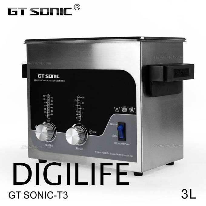 Jual Ultrasonic Cleaner Double 2X Power GT Sonic T3 3 Liter Ultrasonik ...