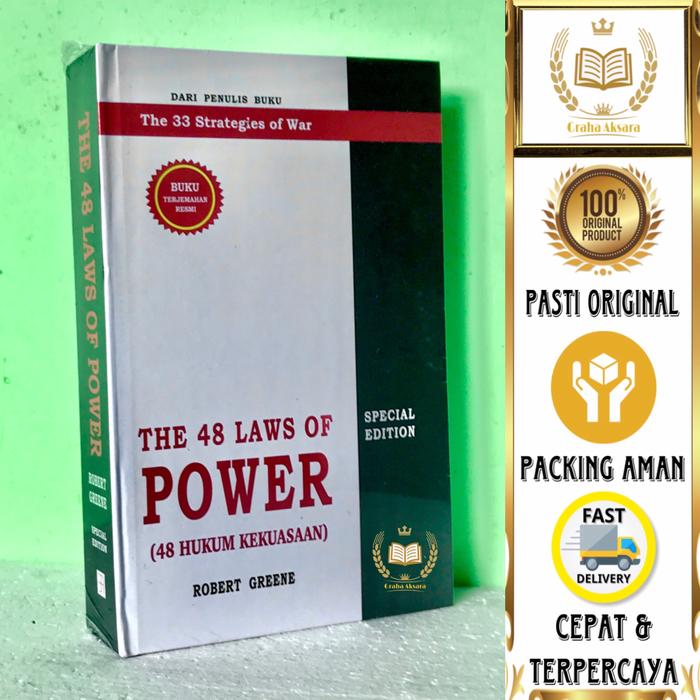 Jual Buku The 48 Laws Of Power HC - 48 Hukum Kekuasaan - Robert Greene - Kota Yogyakarta - Graha ...