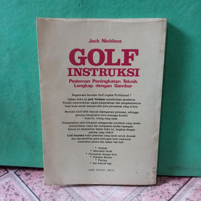 Jual Buku Golf Instruksi Pedoman Peningkatan Teknik Lengkap Dengan Gambar Di Seller Noelle ...
