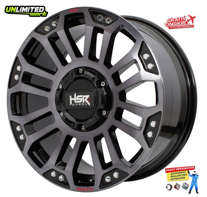 Jual VELG MOBIL PAJERO FORTUNER HILUX TRITON TRAILBLAZER RANGER HSR R18 ...