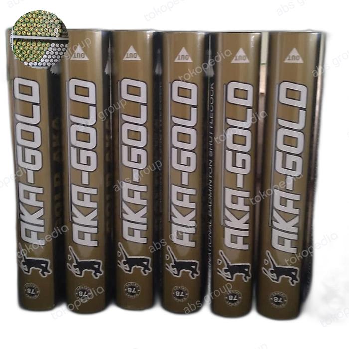 Jual shuttlecock aka gold original kock badminton bulutangkis bagus ...