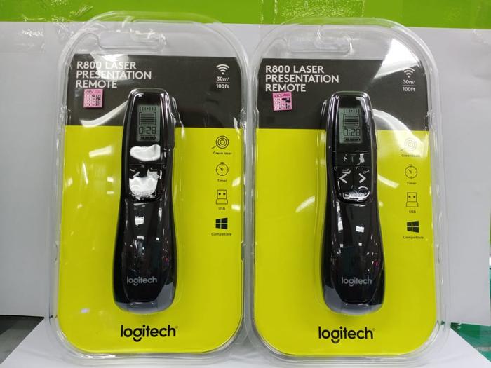 Jual Logitech Pointer R800 Laser Presentation Remote Laser Hijau ...