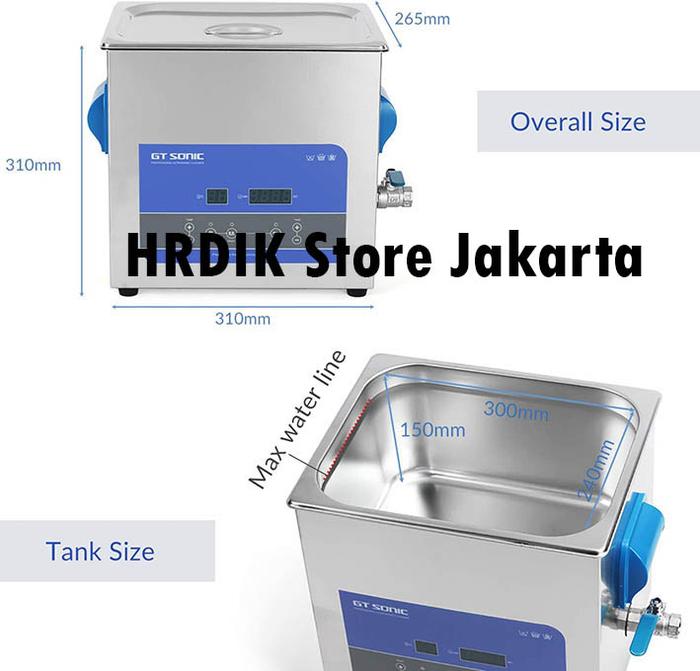 Jual 9 Liter GT SONIC Ultrasonic Cleaner R9 9L Degas Pembersih Ultrasonik - Jakarta Utara ...