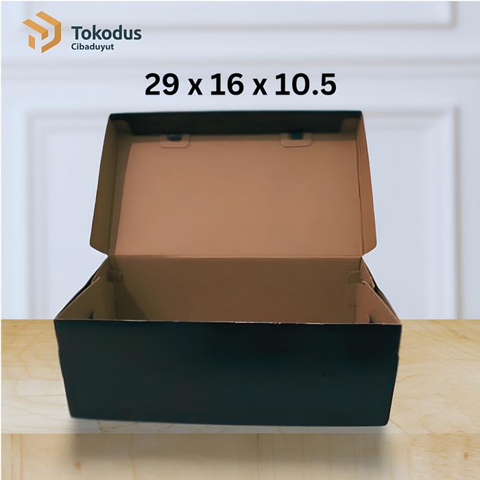 Promo Kardus Box Sepatu / Kotak sepatu / Dus Sepatu Warna Hitam polos ...