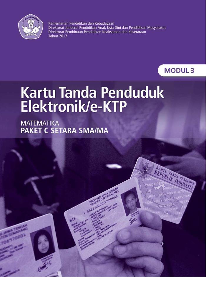 Jual Matematika C3 [Kartu Tanda Penduduk Elektronik e-KTP] - Kab. Bogor - BUKUREFERENSISMK ...